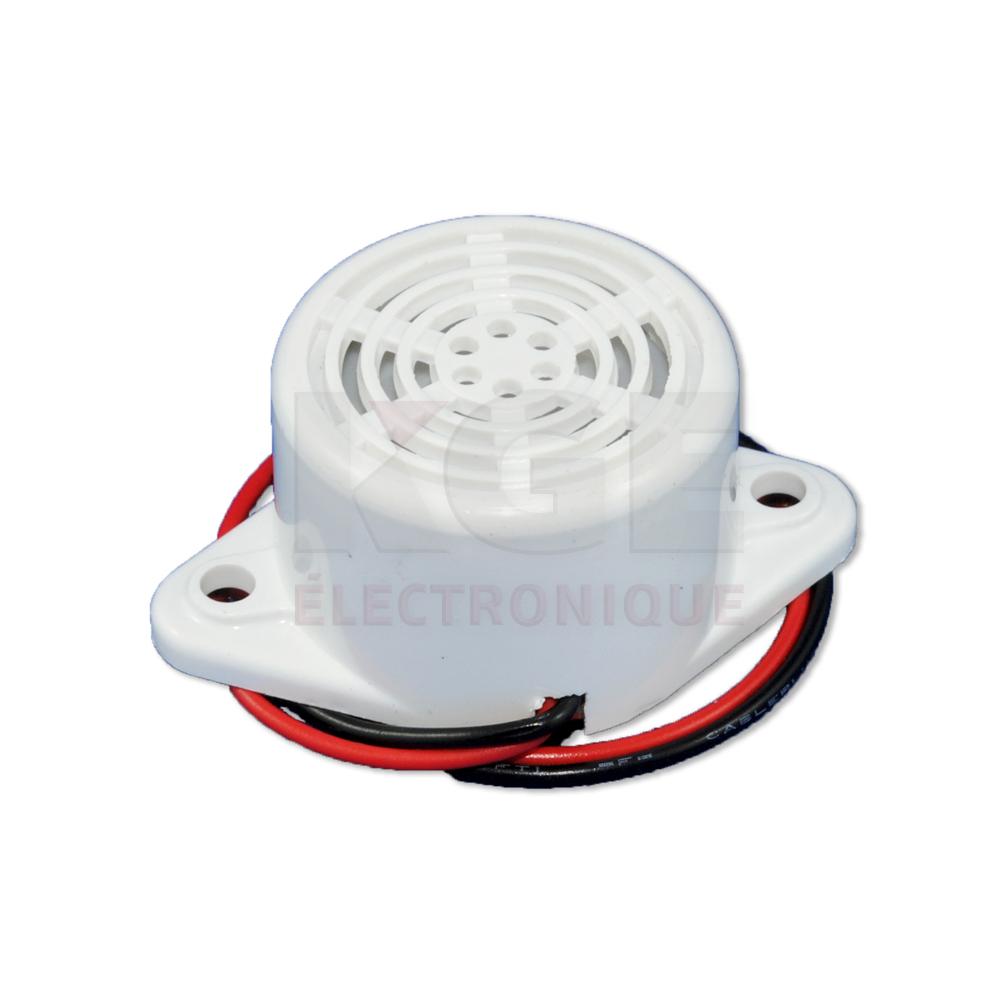 12VDC buzzer - Electronics | KGE électronique