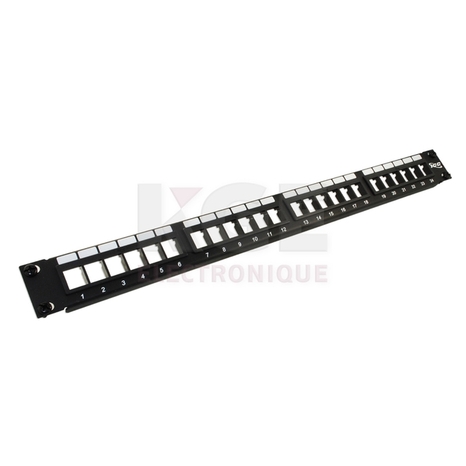 24 port 1 rack mount space blank panel - Informatique | KGE Électronique