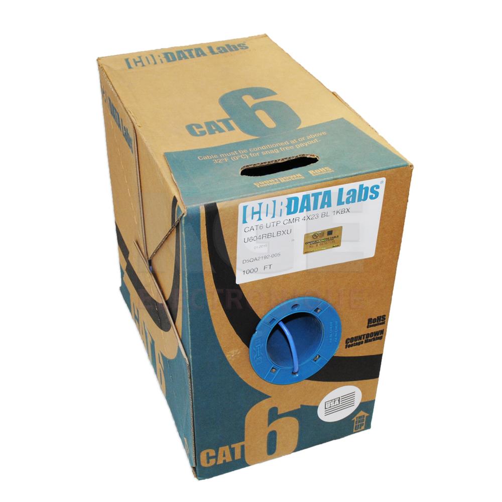 Fil réseau CAT-6E boîte de 1000' bleu - Informatique & Cellulaire | KGE ...